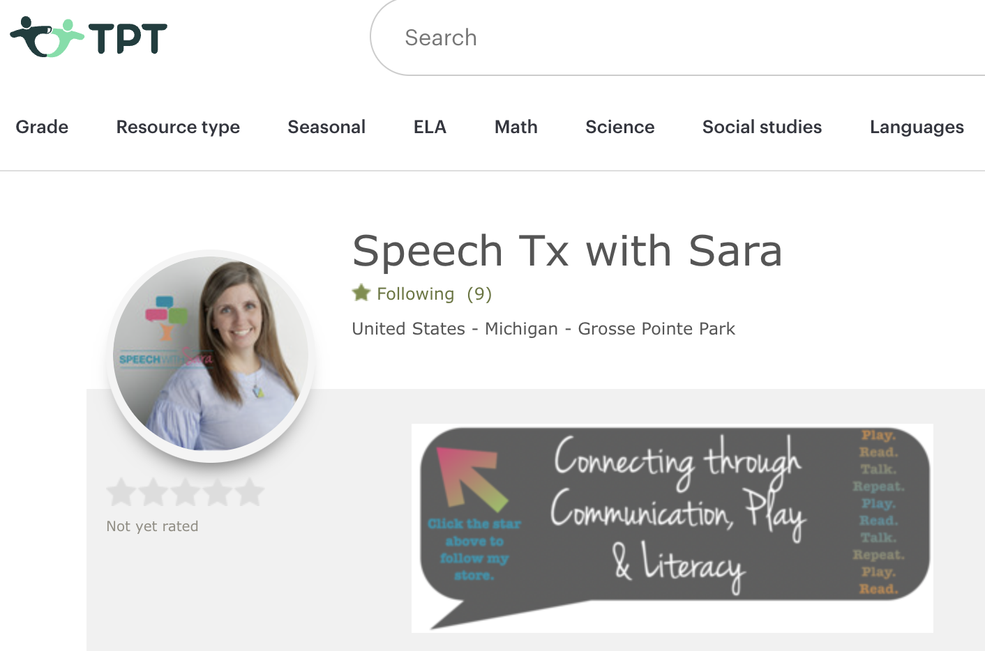 SWS Therapy Materials Now on TPT | Speech with Sara LLC